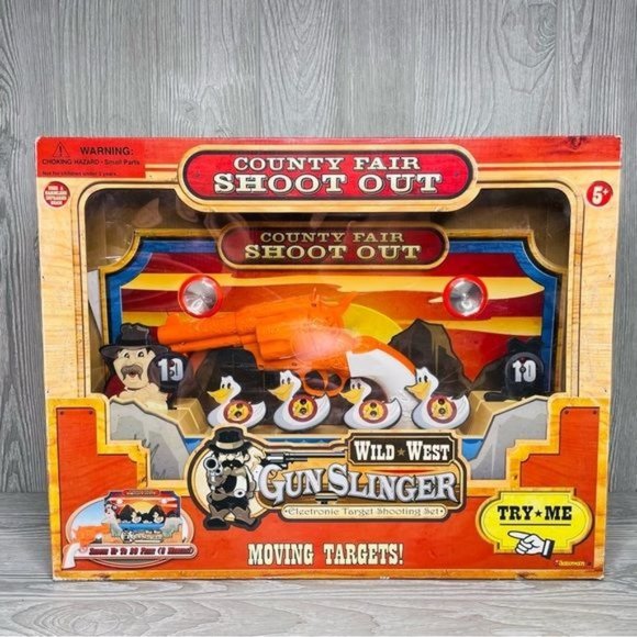 jasman | Games | Jasman 204 Wild West Gunslinger Electronic Target Shooting Game County Fair Toy ...